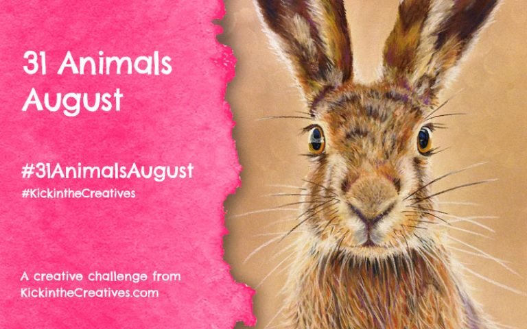 31 Animals August Drawing and Painting Art Challenge