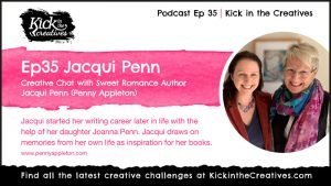 Ep 35. Creative Chat with Author Jacqui Penn aka Penny Appleton - Kick ...