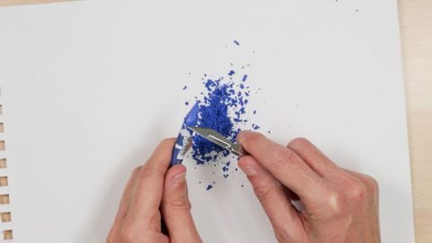 How to use Caran D'ache Neocolor ii Water Soluble Wax Pastels