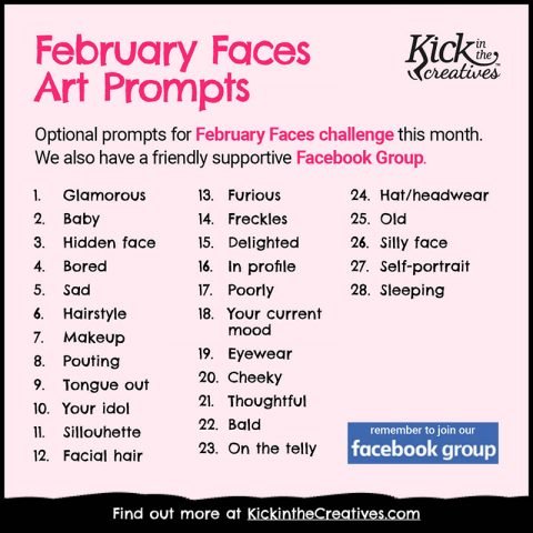 February Faces Drawing Challenge [Beginners Welcome]